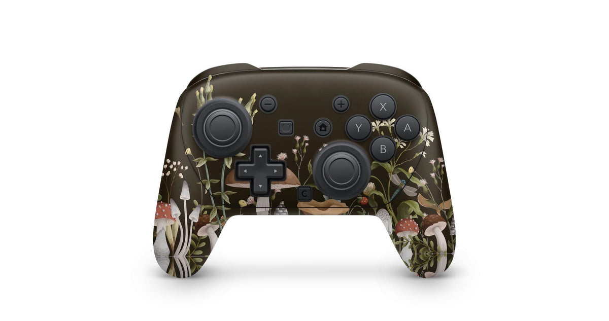 Nintendo Switch 2 Pro Controller Skin Cottagecore Wrap Cover | ZoomHitskins