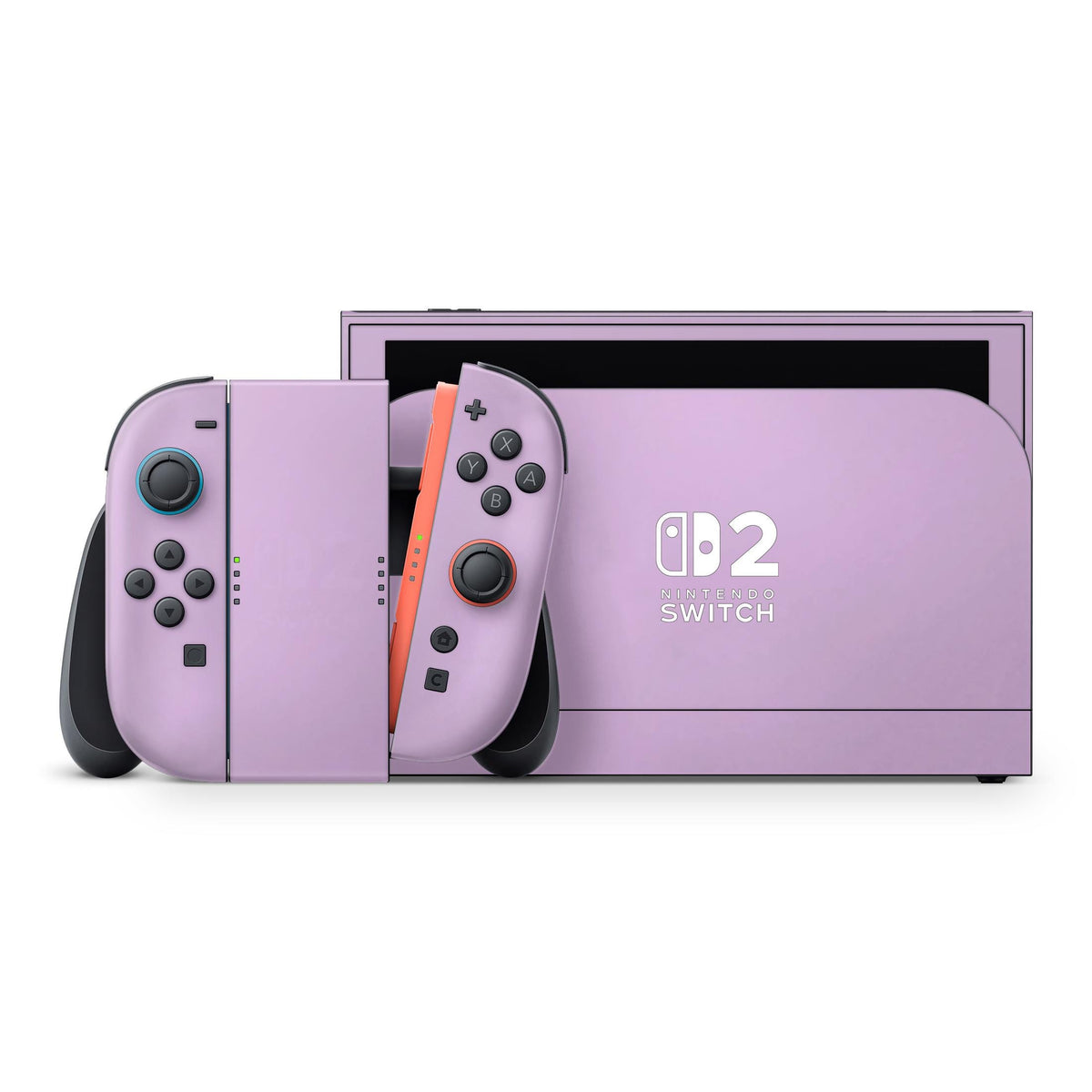 Nintendo Switch 2 Skin Lavender Mist Full Wrap Cover | ZoomHitskins