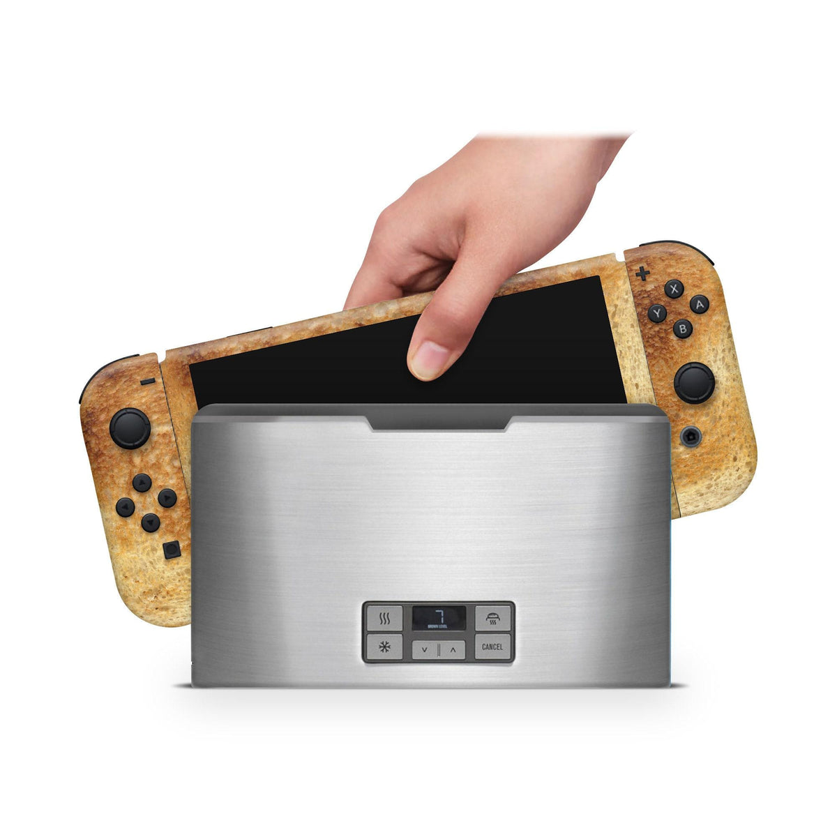 Oled Nintendo Switch Skin Decals Toaster Full Wrap Vinyl | ZoomHitskins