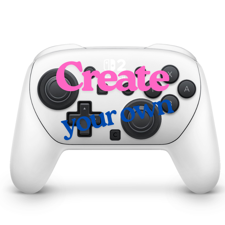 Custom Nintendo Switch Pro 2 Controller | Durable 3M Cover | ZoomHitskins