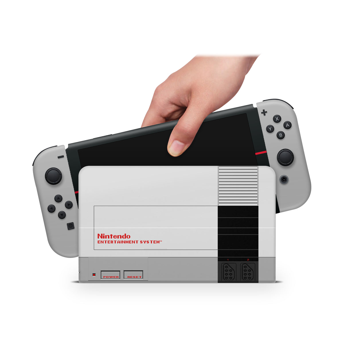 Nintendo Switch Oled Skin Decals - NES Retro- Wrap Vinyl Sticker ...