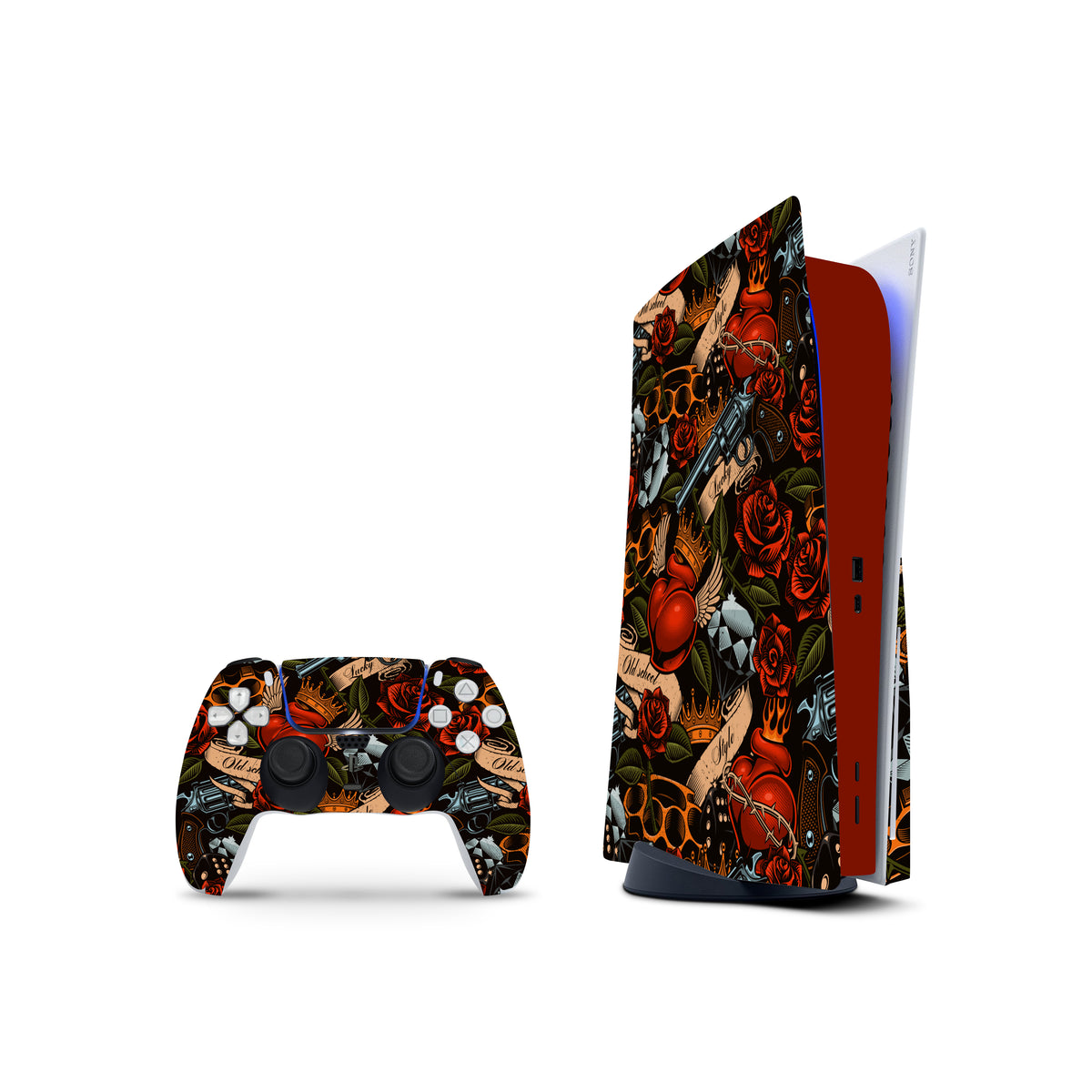PS5 Skin - Asian Rose - Full Wrap Vinyl