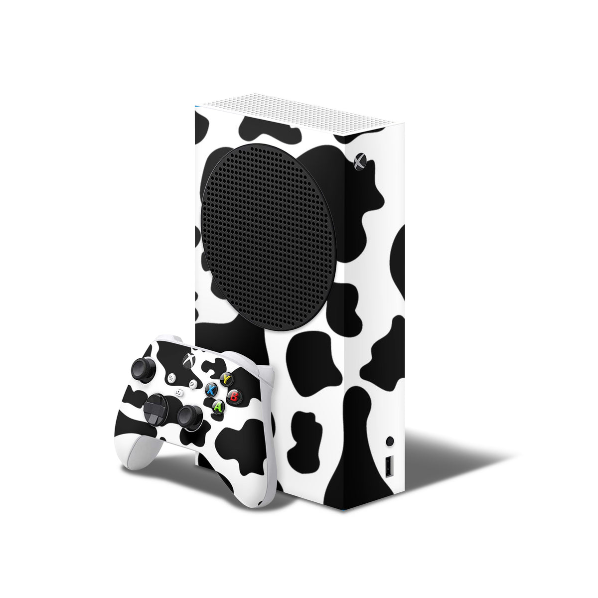Xbox Series S Skin Decals - Cute Cow - Wrap Vinyl Sticker | ZoomHitskins