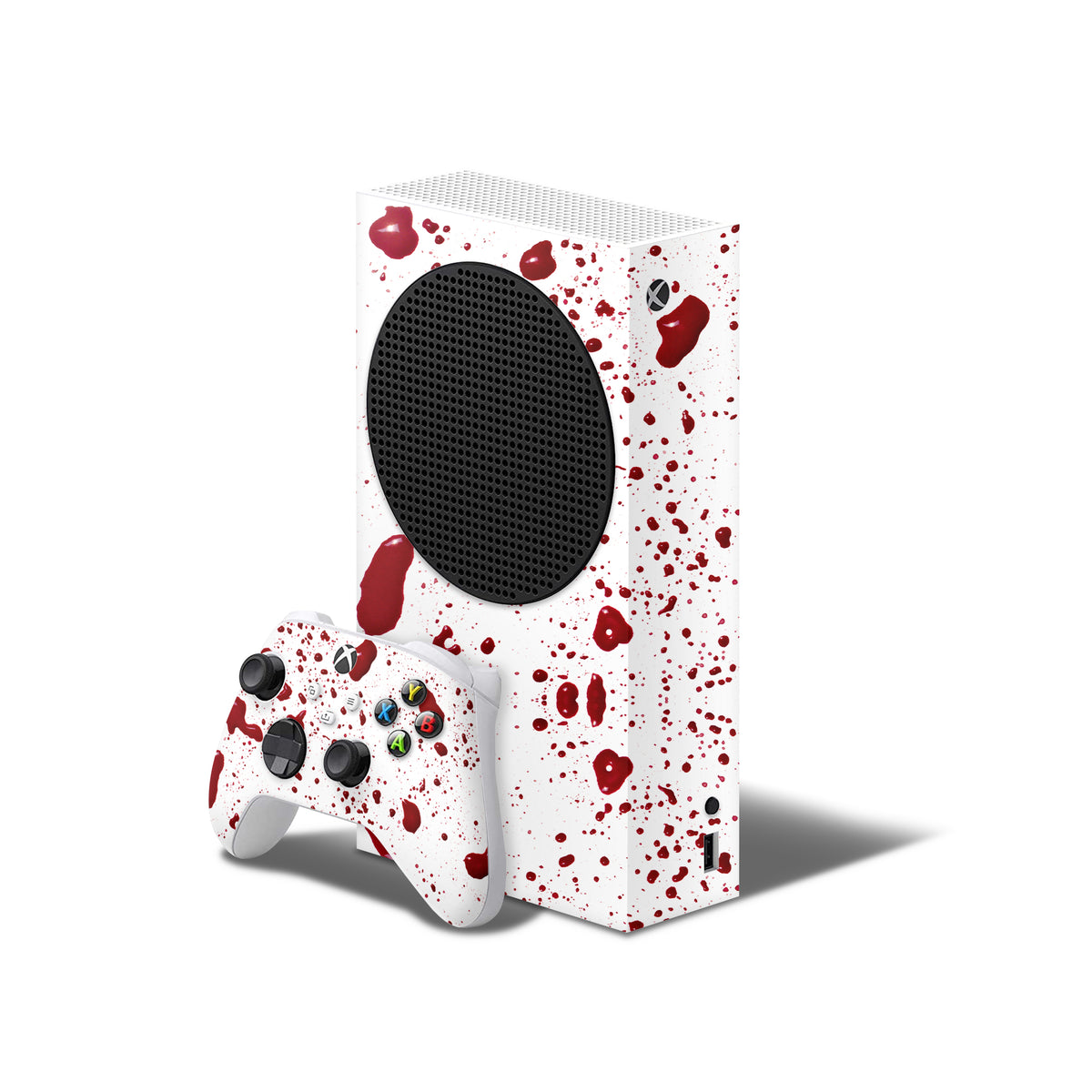Xbox Series S Skin Decals - Blood Splash - Wrap Vinyl Sticker ...