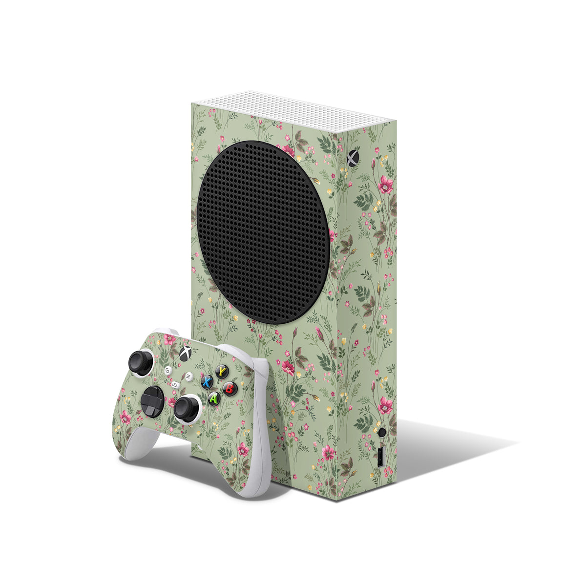 Xbox Series S Skin Decals -Foliage Garden - Wrap Vinyl Sticker ...