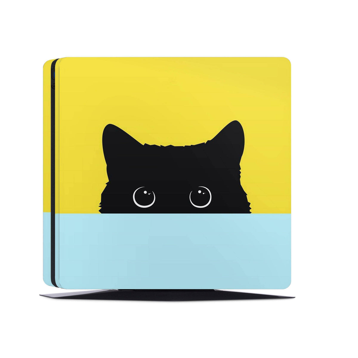 PS4 Slim Skin Decals - Black Cat - Full Wrap Sticker