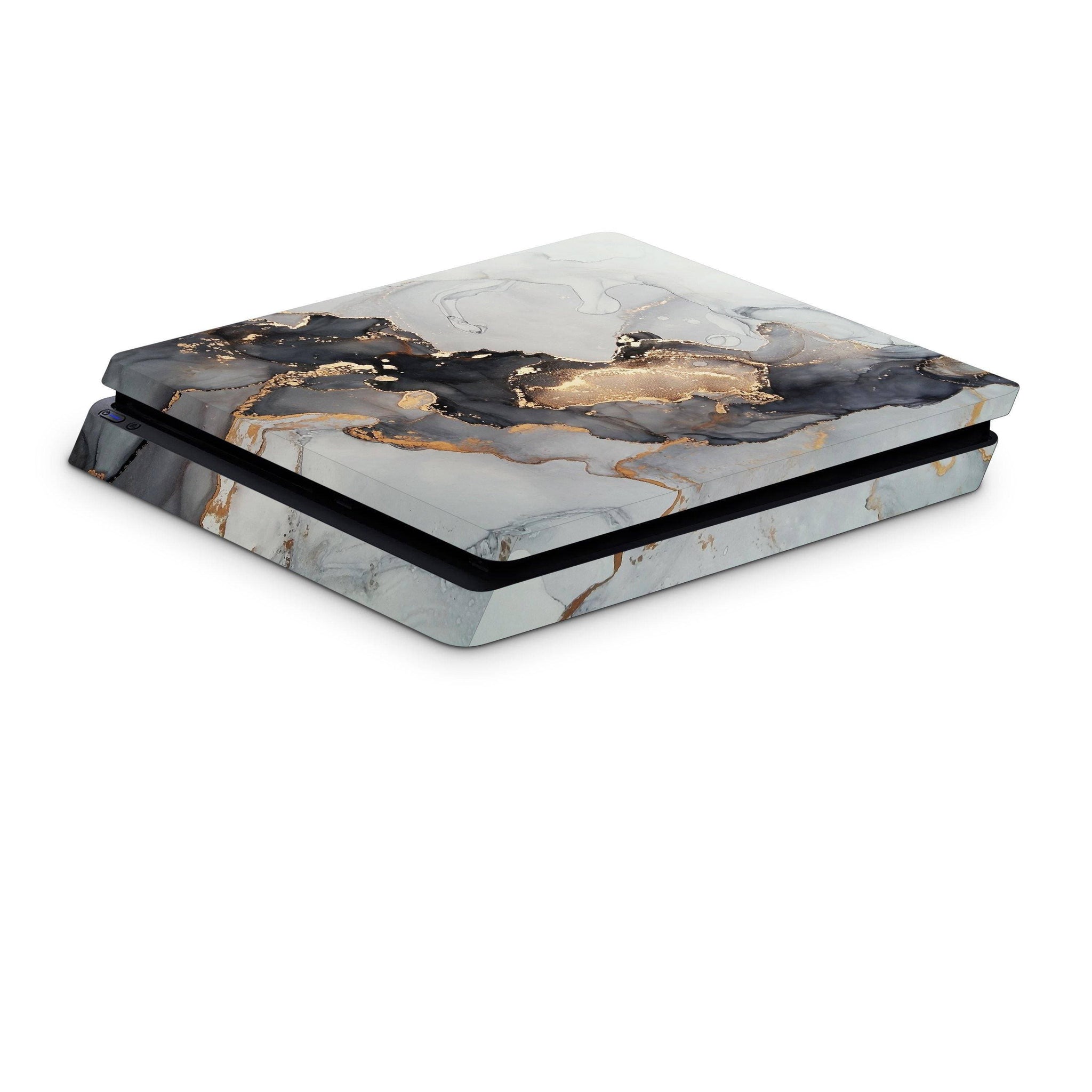 PS4 Skin Decals - Marble Gold - Full Wrap Sticker