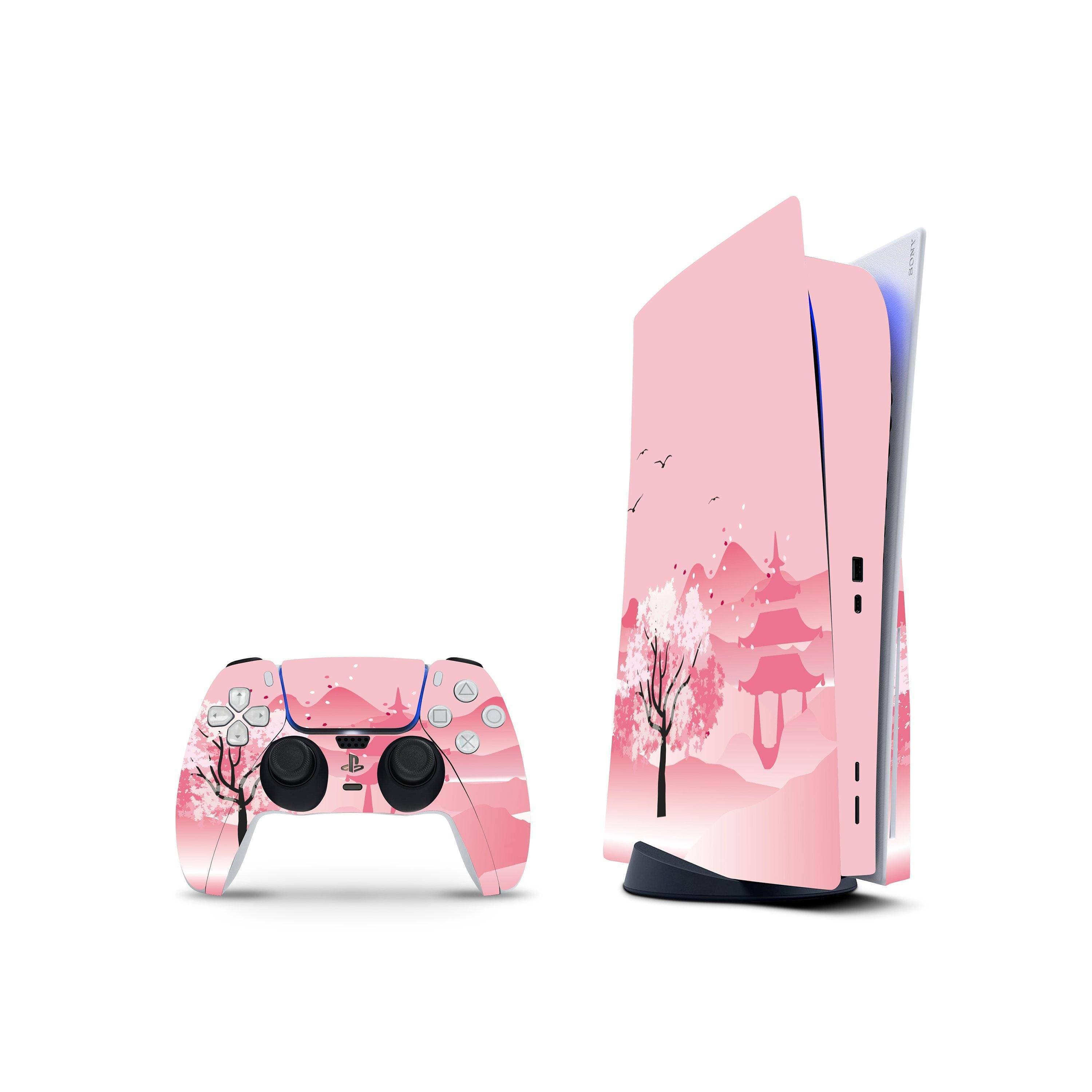 PS5 Skin - Asian Rose - Full Wrap Vinyl