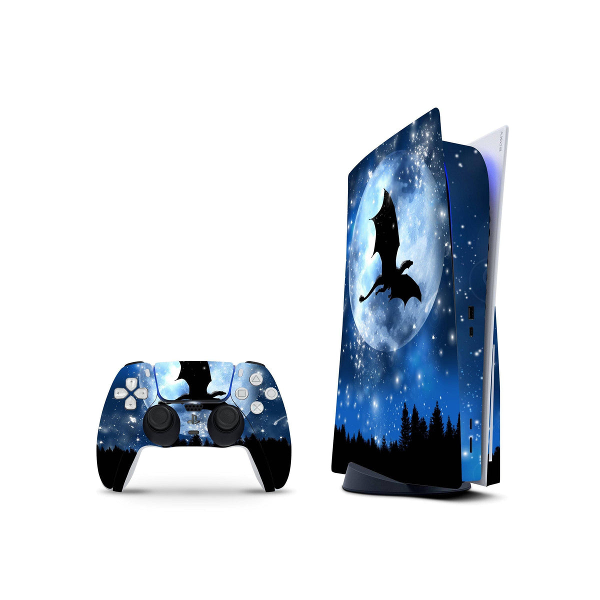 PS5 Skin Decals - Moon Legend - Full Wrap Vinyl Sticker | ZoomHitskins