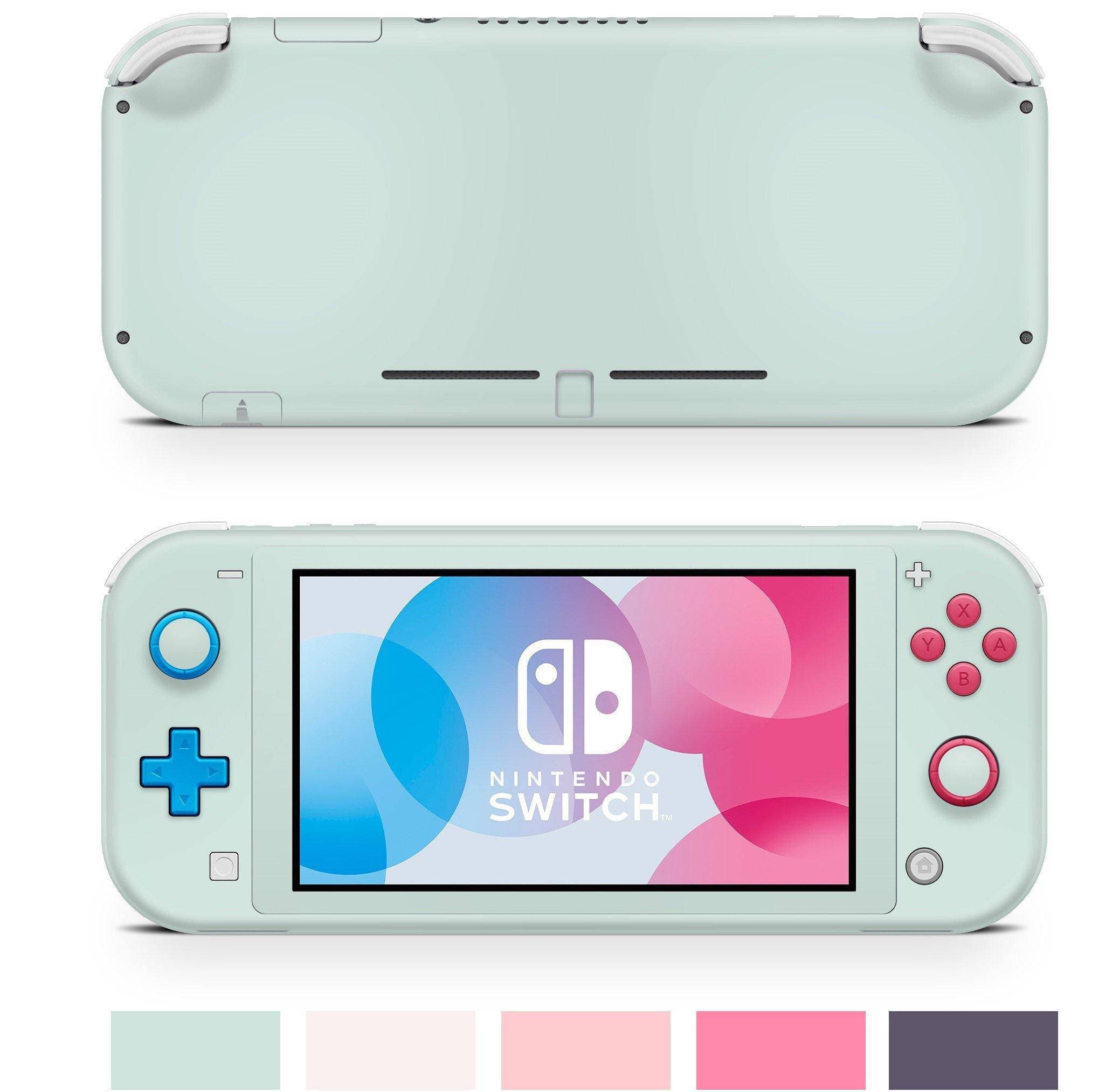 Nintendo Switch Lite Skin Decals - Solid Mix Color - Wrap Vinyl Sticker ...