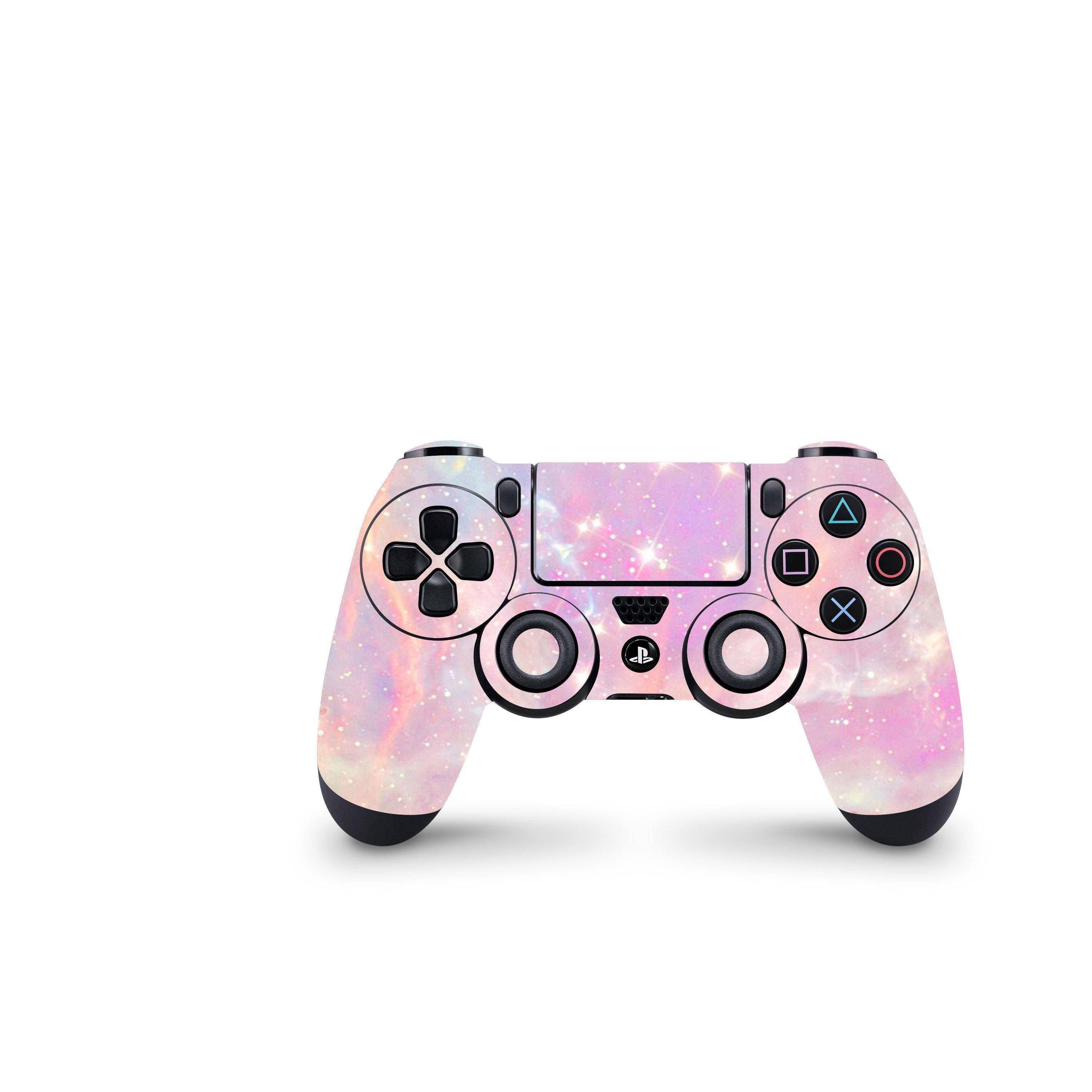 PS4 Controller Skin Decals - Pink Galaxy - Full Wrap Vinyl | ZoomHitskins