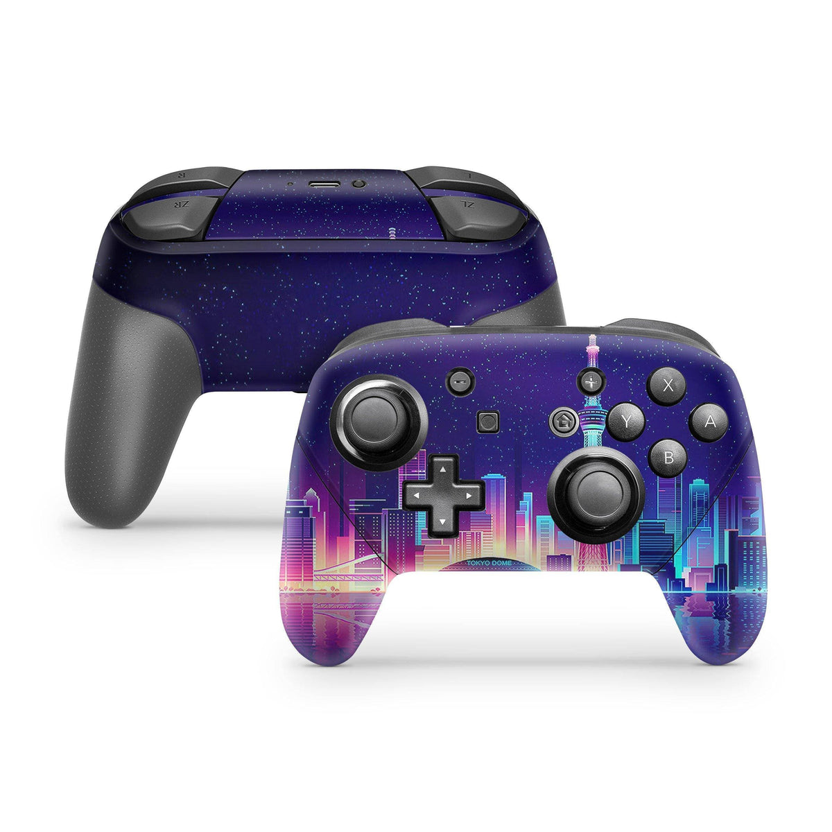 Nintendo Pro Switch Controller Skin Decals - City Night - Wrap Vinyl ...