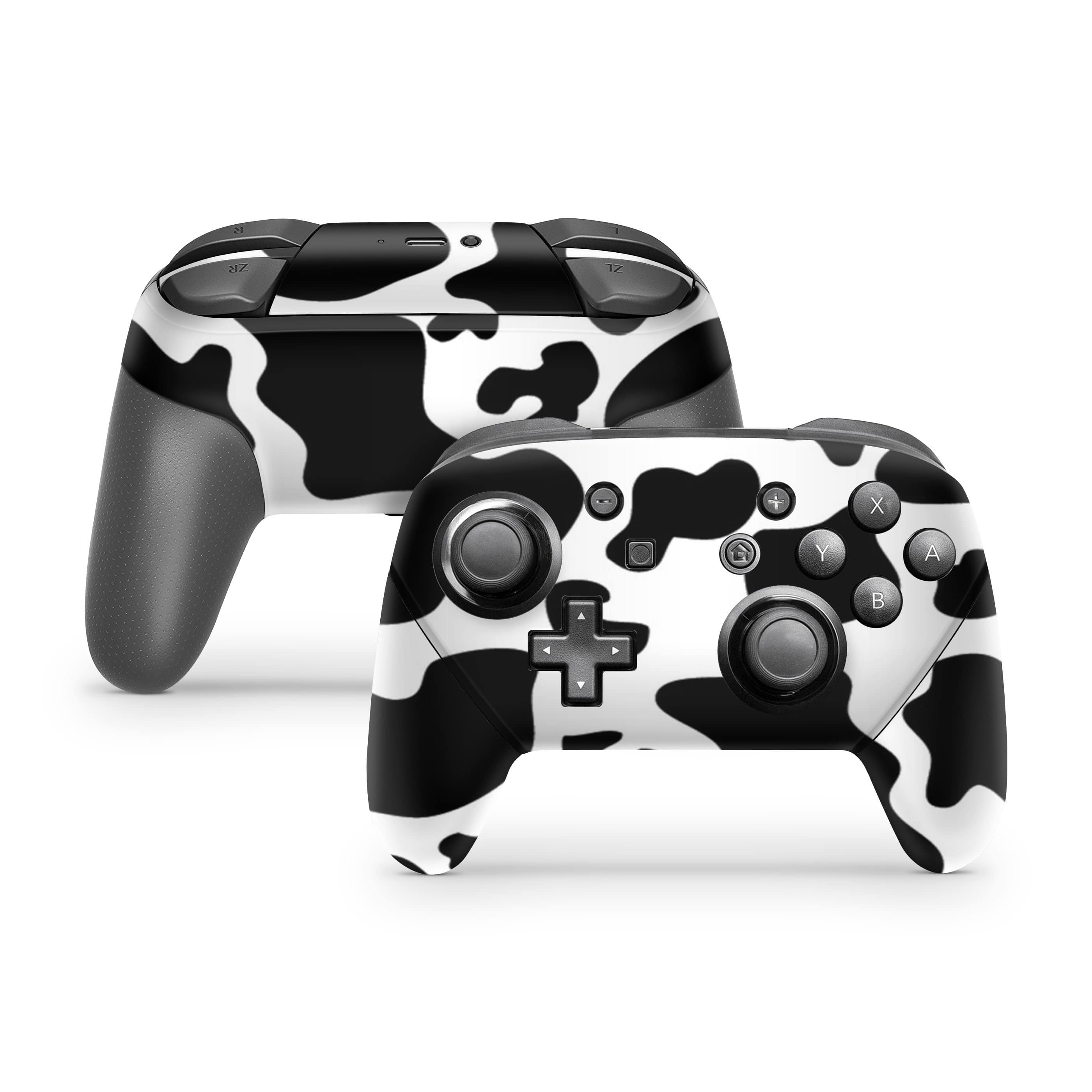 Nintendo Pro Switch Controller Skin Decals - Cow - Wrap Vinyl Sticker ...