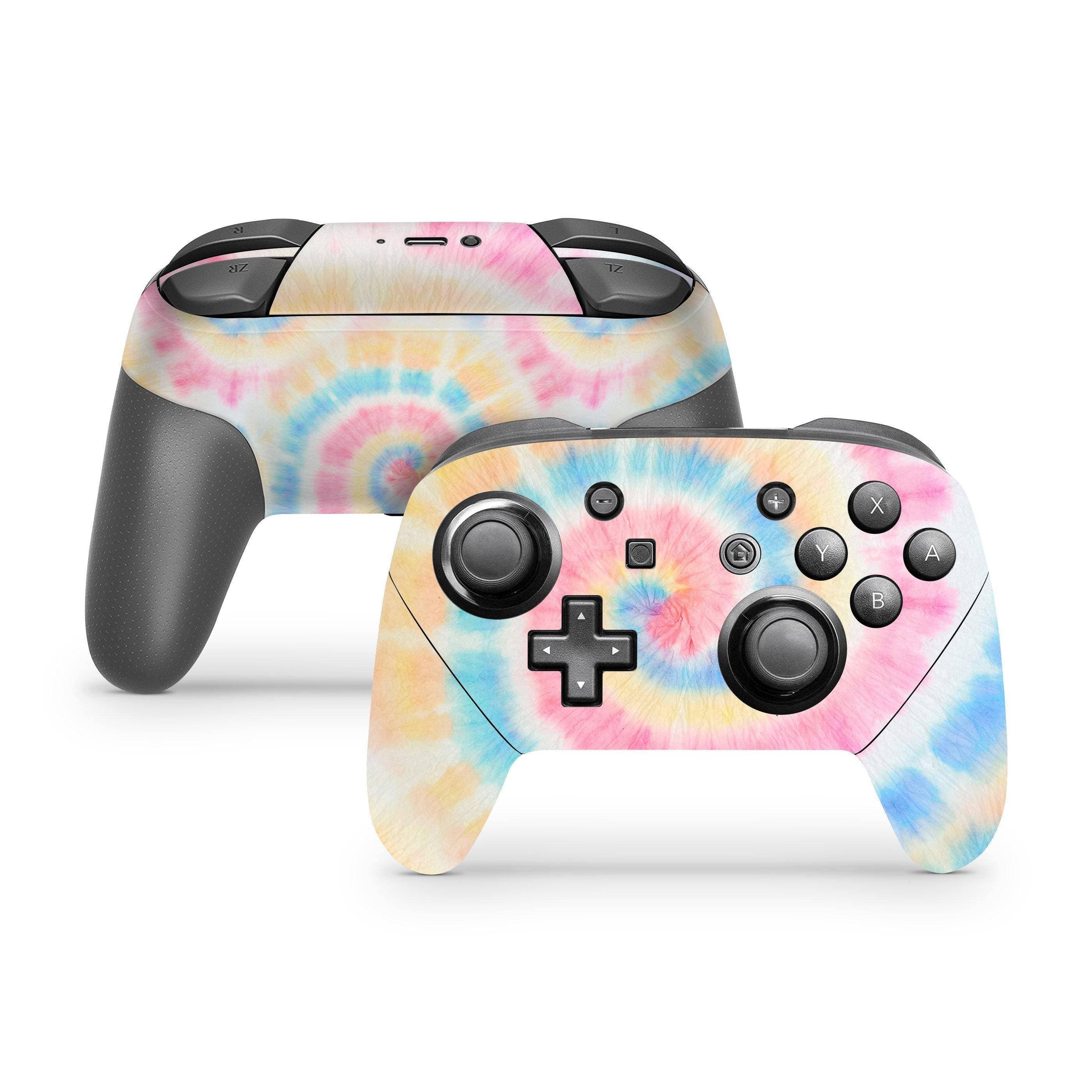 Nintendo Pro Switch Controller Skin Decals - Tie Dye - Wrap Vinyl ...
