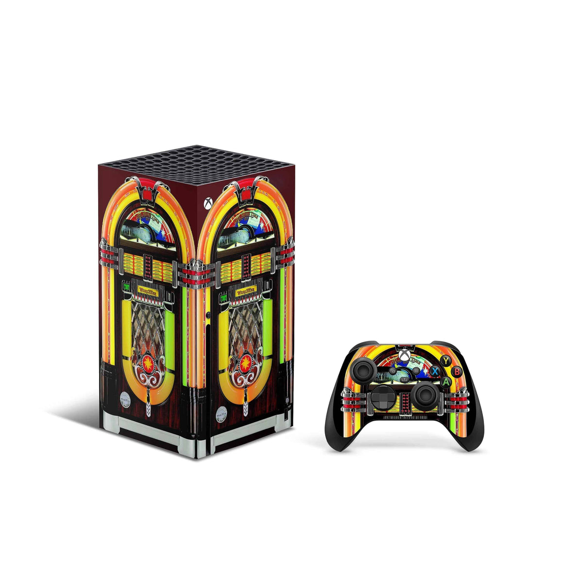 Xbox Series X Skin Decals - Jukebox - Wrap Vinyl Sticker | ZoomHitskins